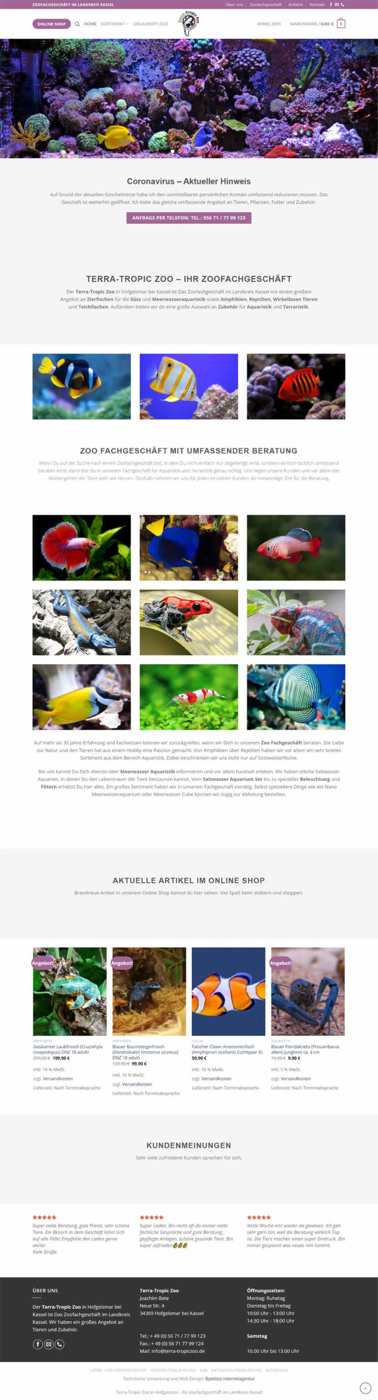 Webdesign Referenzen - Bytebizz Internetagentur