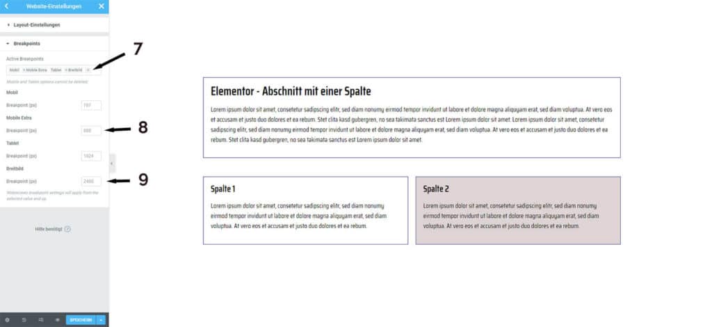 Elementor responsive Breakpoints - So nutzen Sie diese