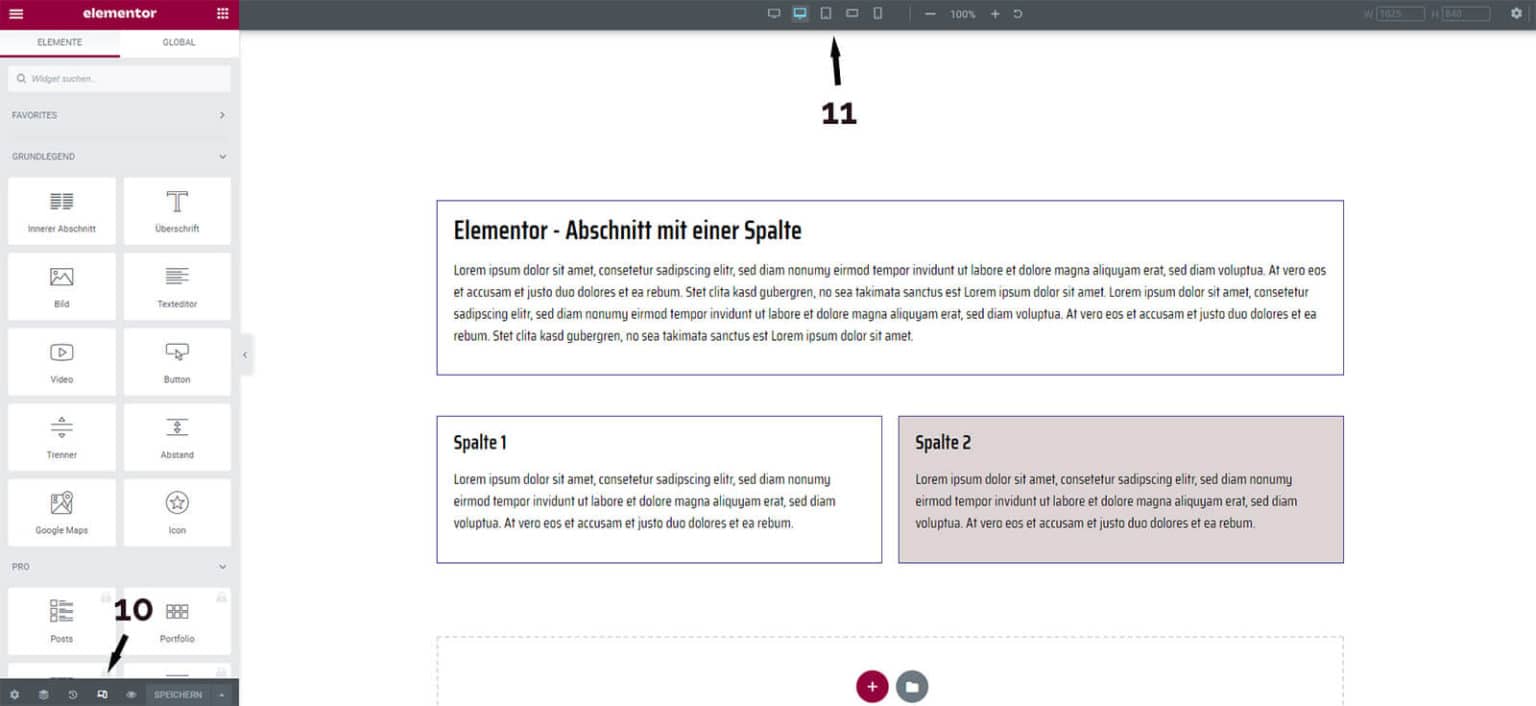 Elementor responsive Breakpoints - So nutzen Sie diese
